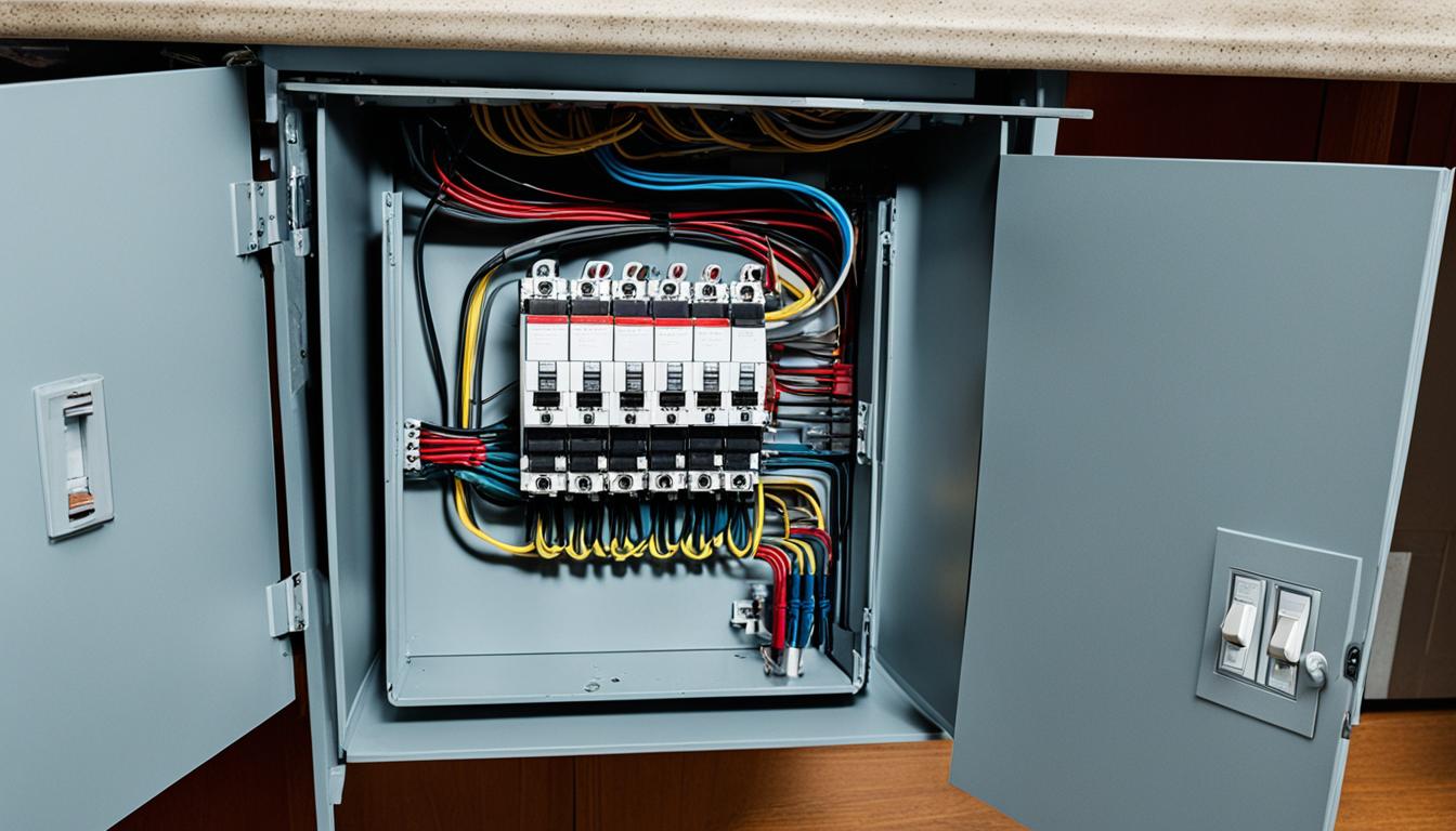 Strom Weg Sicherung Drin