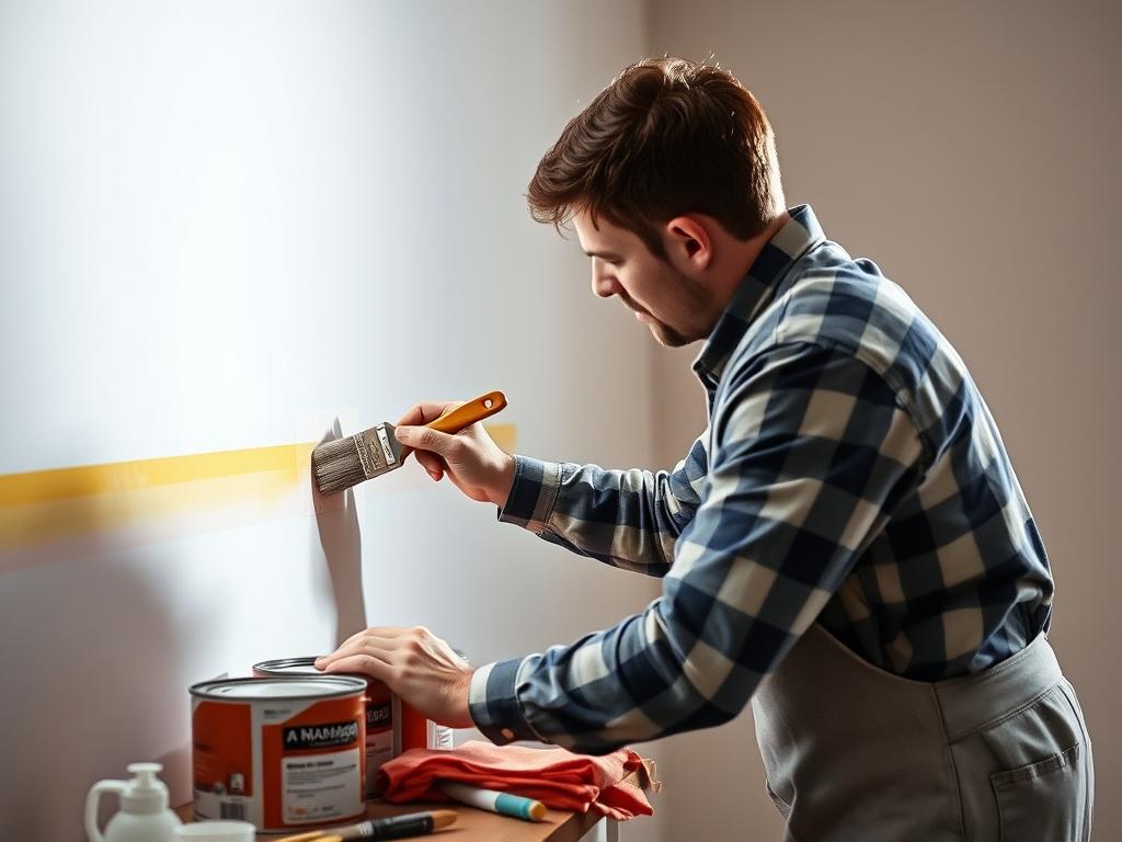 Wand streichen mit Rand - Professionelle Anleitung
